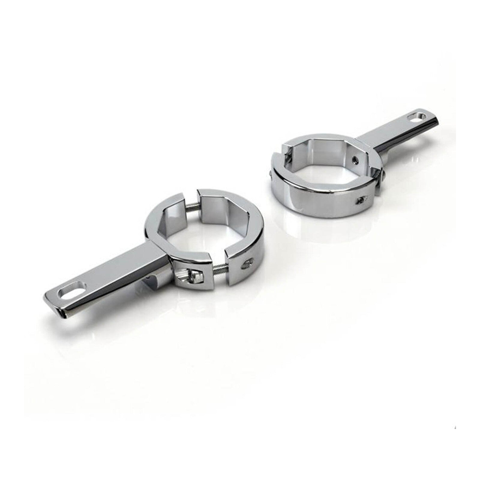 Denali Conv Fork Tube Light Mount/ 39-49mm Diametre Tubes - Chrome ...