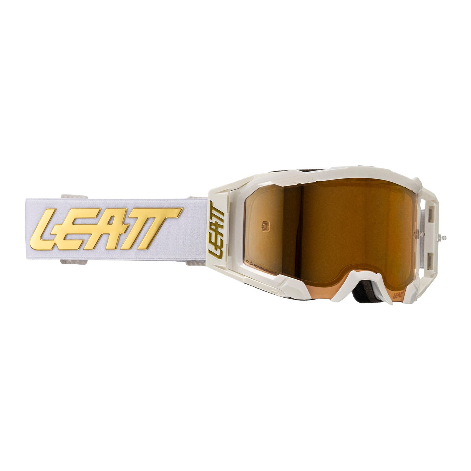 Leatt 5.5 Velocity Goggle Iriz - White / Bronze 68% – Highside Shop