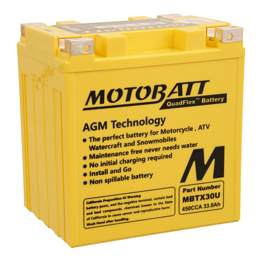 Motobatt Battery Quadflex AGM - MBTX30U – Highside Shop