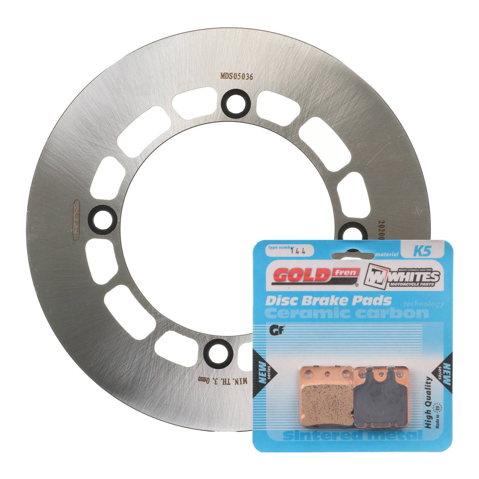 BRAKE DISC & PAD FRONT KIT - SUZ DR200SE TROJAN 95-20 – Highside Shop