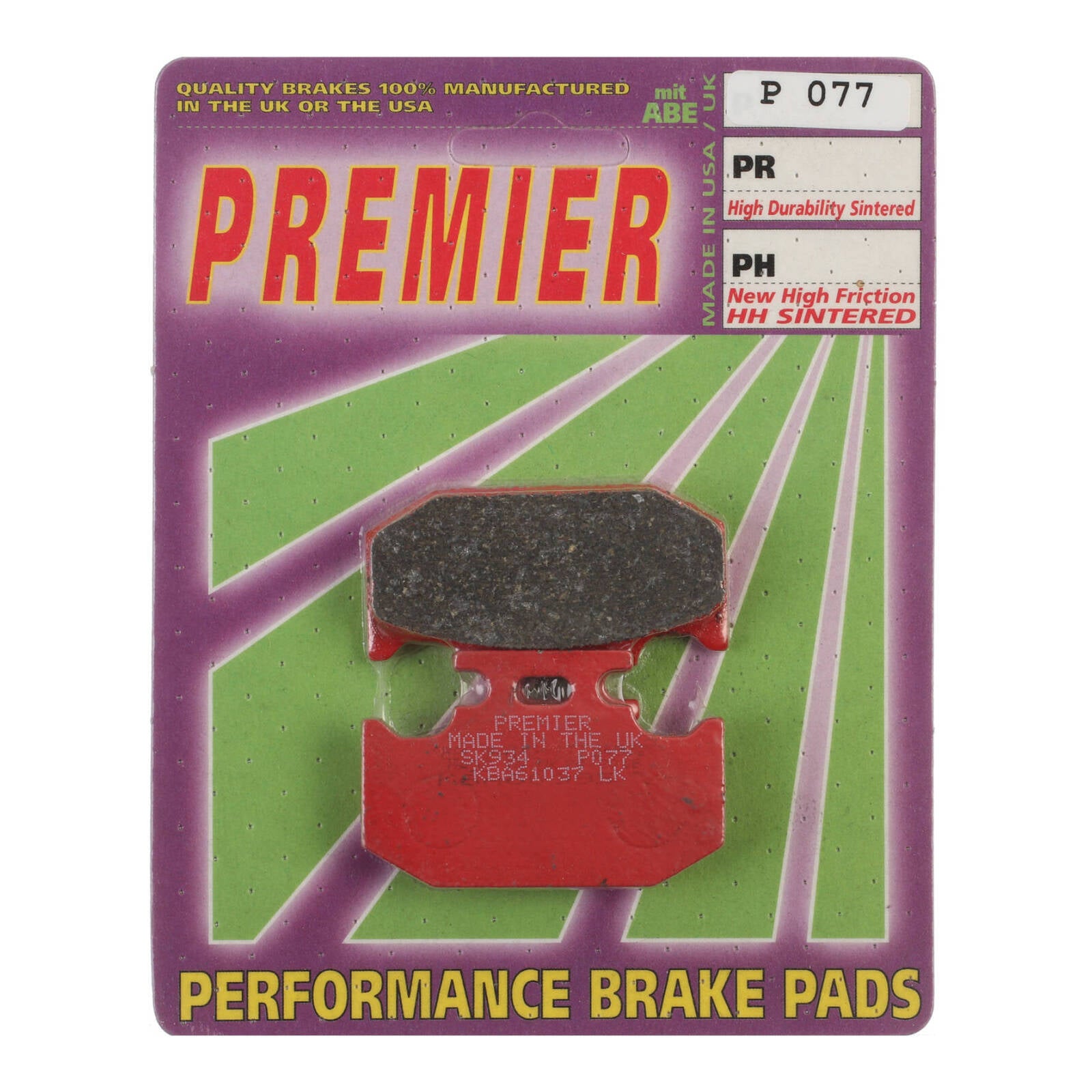 Premier Brake Pads - P Organic Standard – Highside Shop