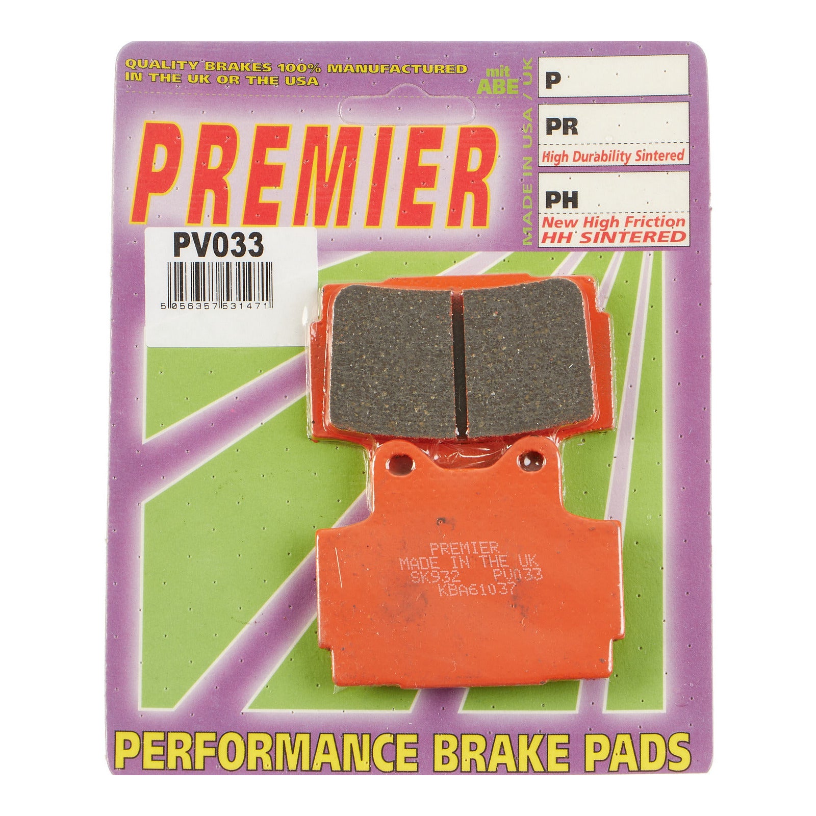 Premier Brake Pads - PV Semi Sintered – Highside Shop