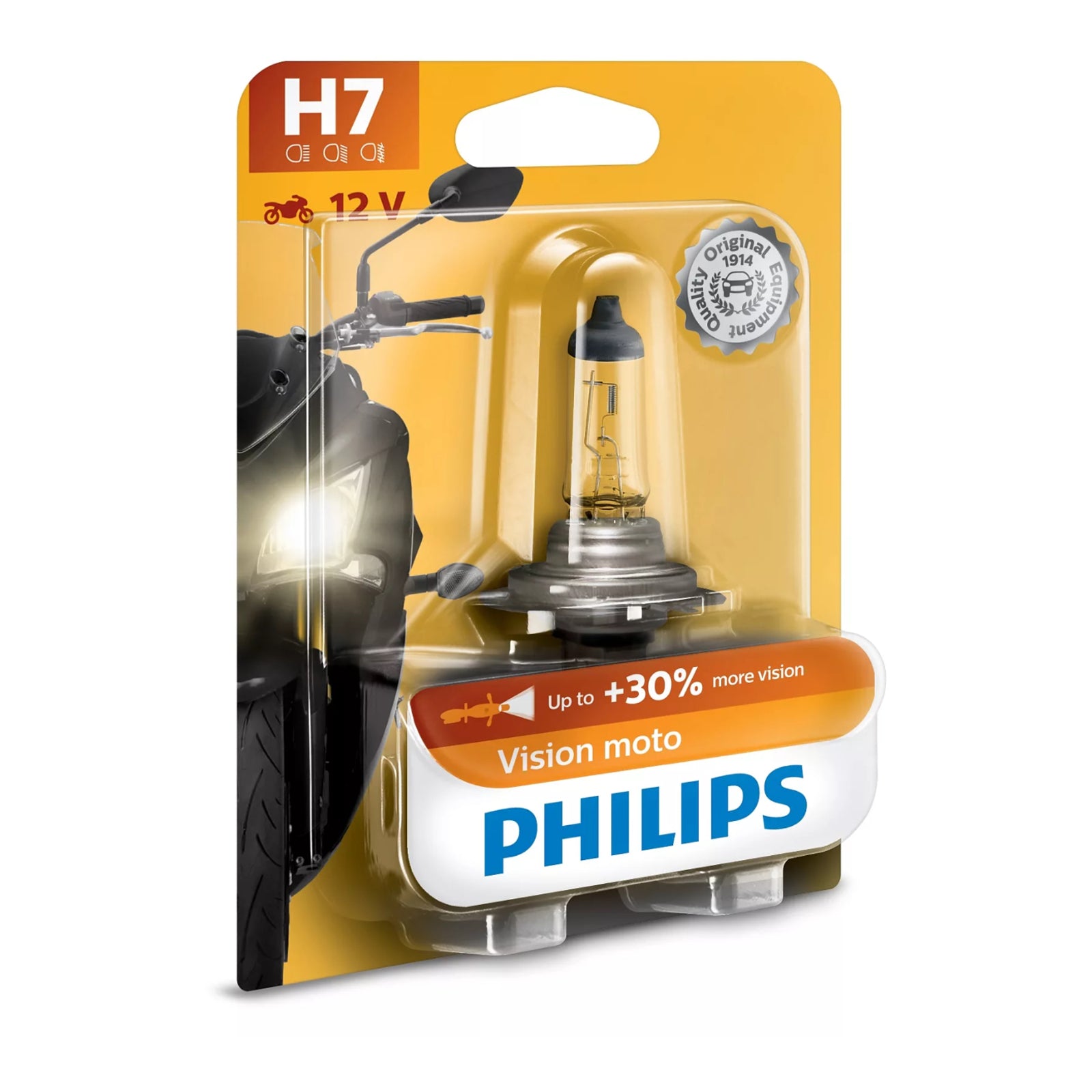 Philips Bulb H7 12972 PR 12V 55W PX26d BW Vision Moto – Highside Shop