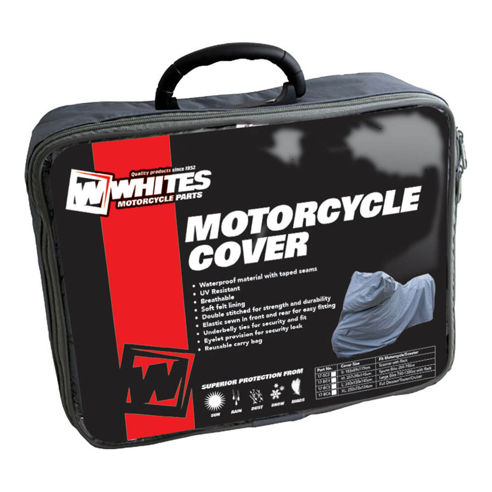 WHITES PREMIUM BIKE COVER - LGE 750-1300CC/ RACK – Highside Shop