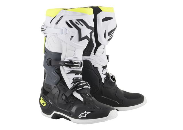 ALPINESTARS TECH 10 Black White Yellow 2021 – Highside Shop