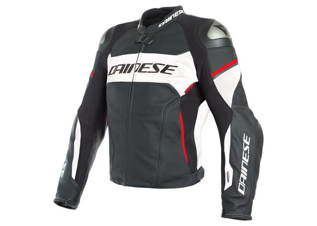 DAINESE RACING 3 D-AIR PERFORATED JACKET BLACK WHITE LAVA RED ...
