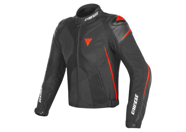 DAINESE SUPER RIDER D-DRY JACKET BLACK FLURO RED – Highside Shop