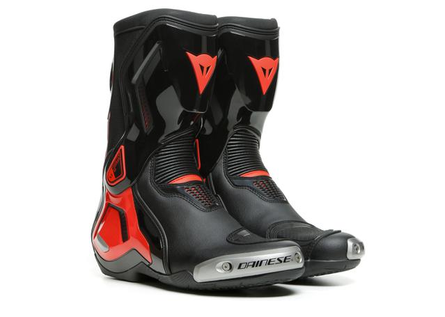 DAINESE TORQUE 3 OUT BOOTS BLACK FLURO RED – Highside Shop